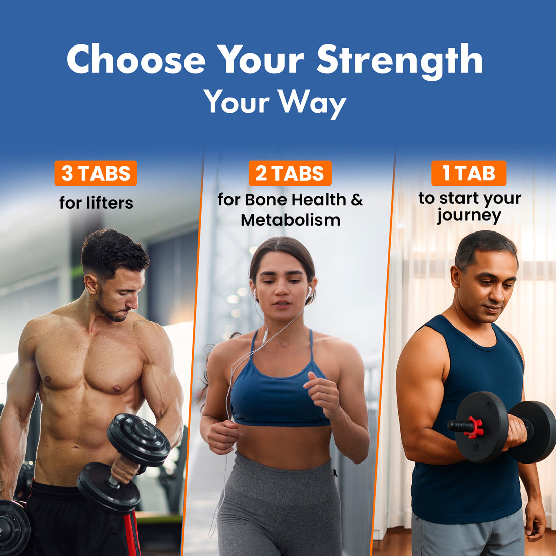 Creatine Rapid Tablets | Pre Workout to Improve Performance