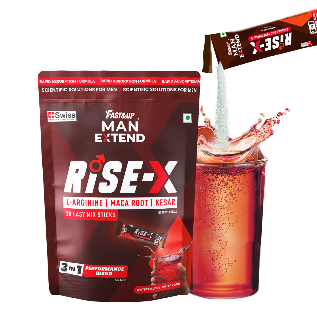 Fast&Up Rise X for Men – Stamina, Strength & Vitality