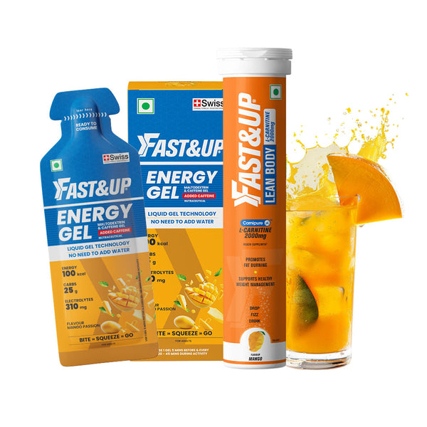 Fast&Up Lean Body & Energy Gel Mango Fitness Combo