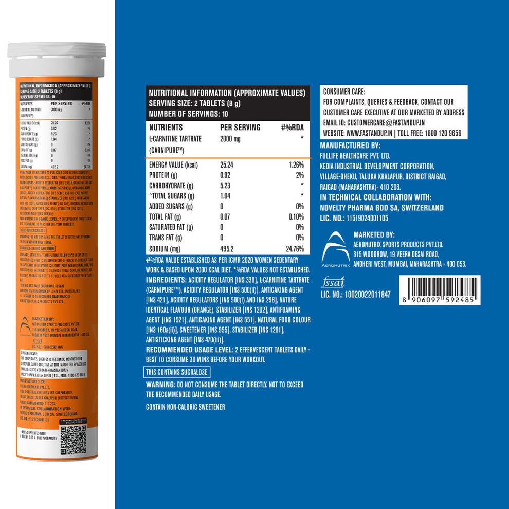 Fast&Up Lean Body + Glucolean Orange Combo – Fat Loss & Carb Control